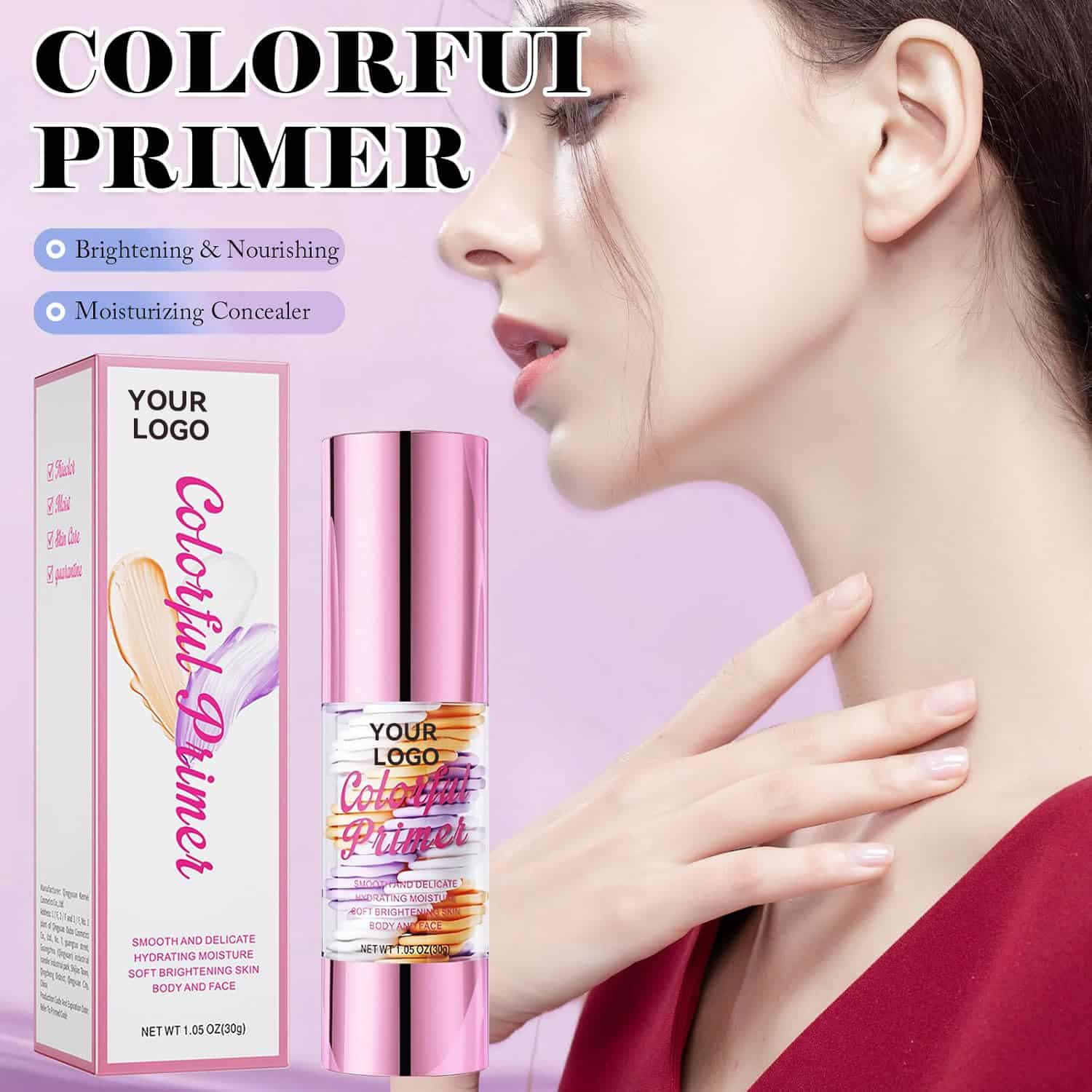 Private Label Color Corrector Isolation Cream Makeup Primer